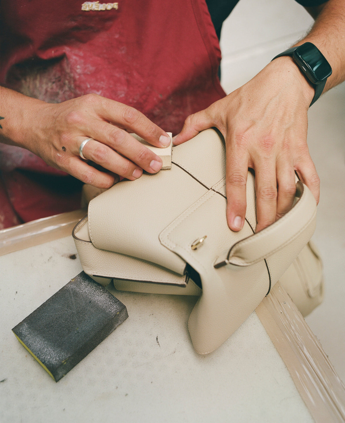 Polène | Sac - Mokki - Argile Rouge Grainé