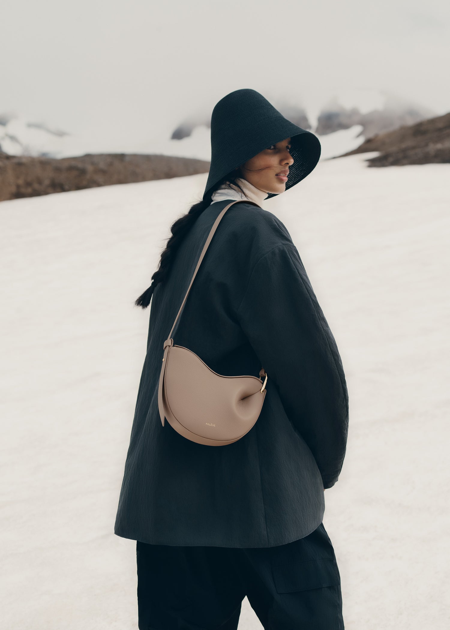 Polène | Sac - Tonca - Taupe Grainé