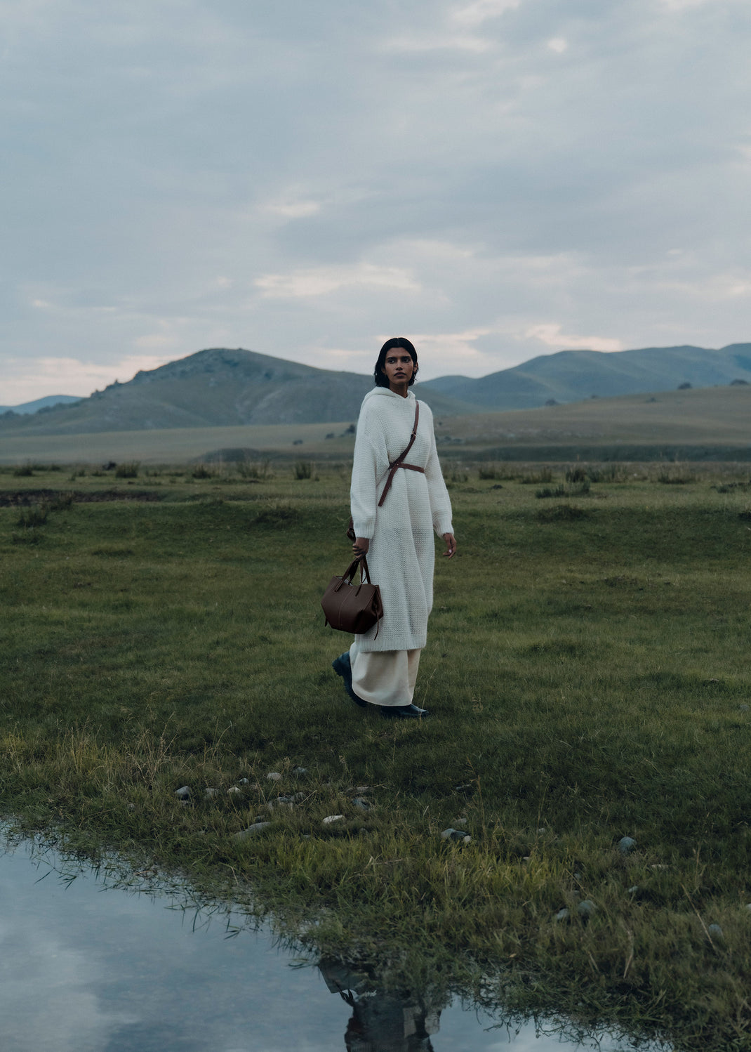 Polène | Sac - Cyme Mini - Ébène Grainé