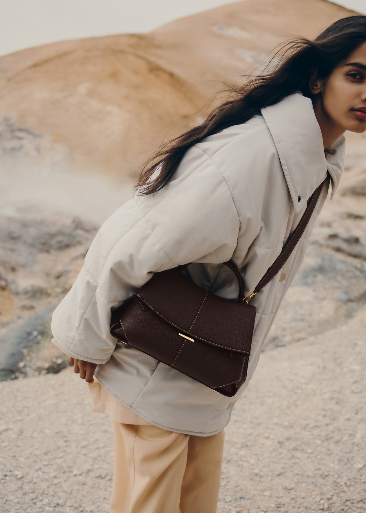 Polène | Sac - Mokki - Ébène Grainé