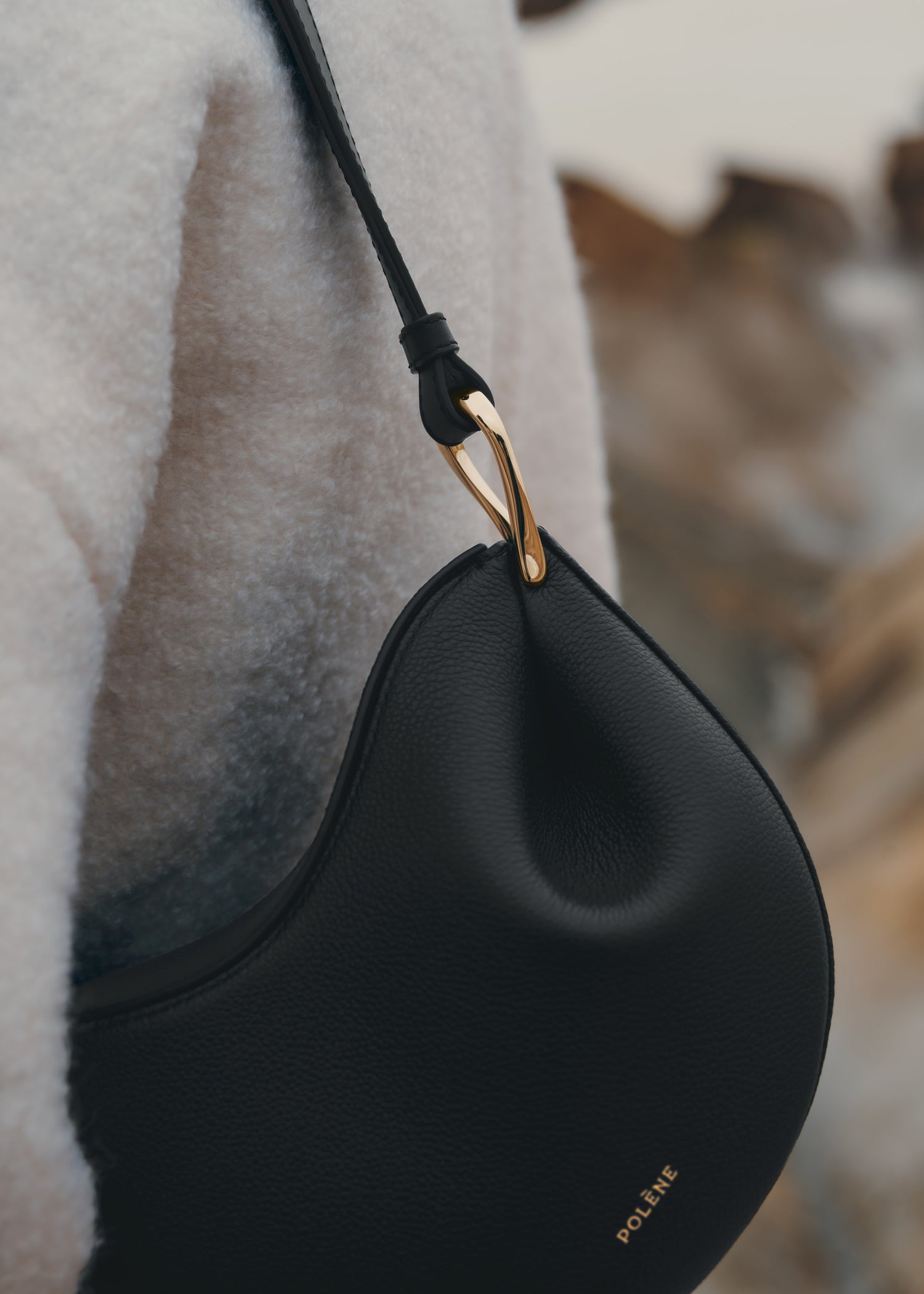 Polène | Sac - Tonca - Noir Grainé