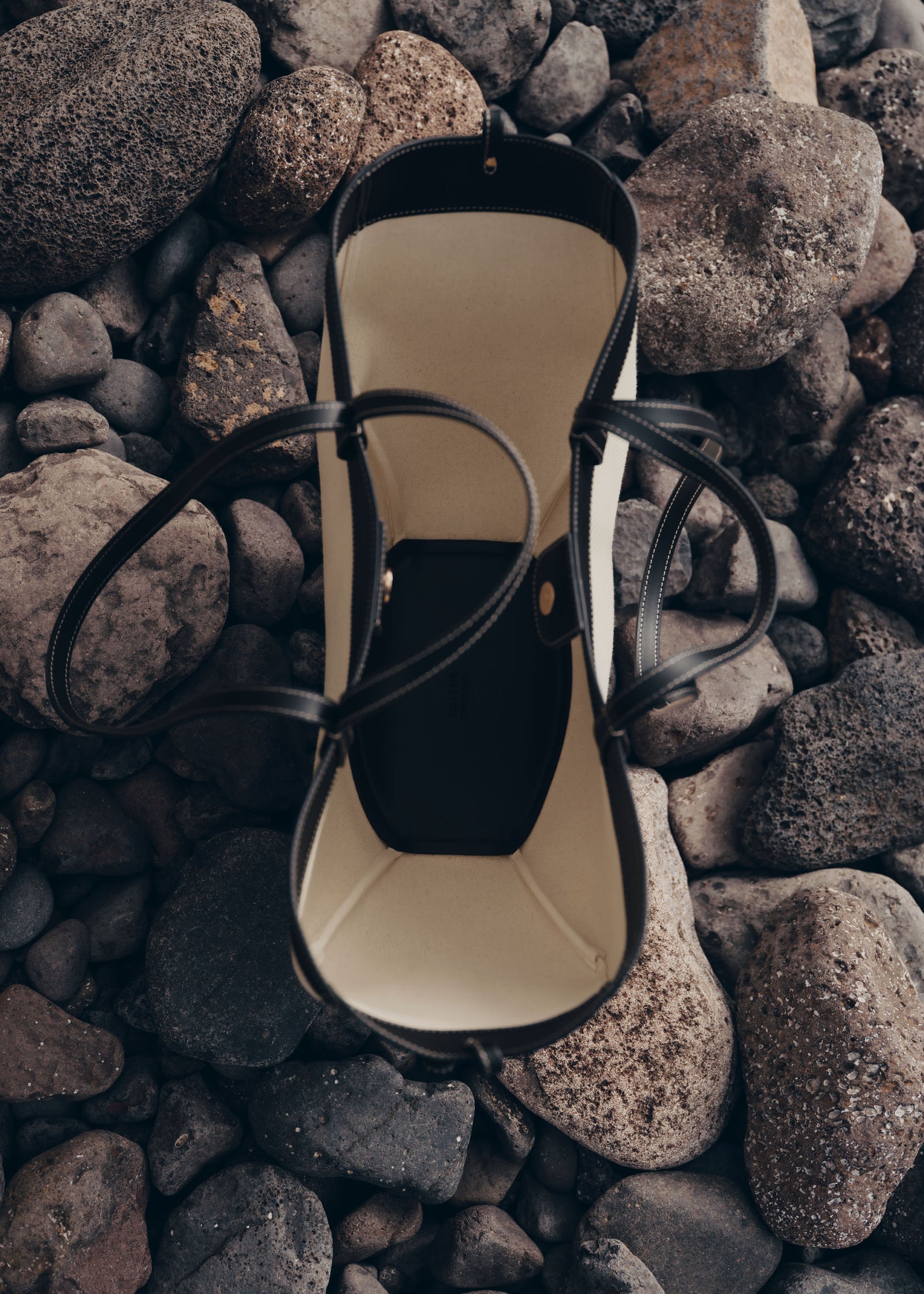 Polène | Sac - Cyme - Tissé Noir