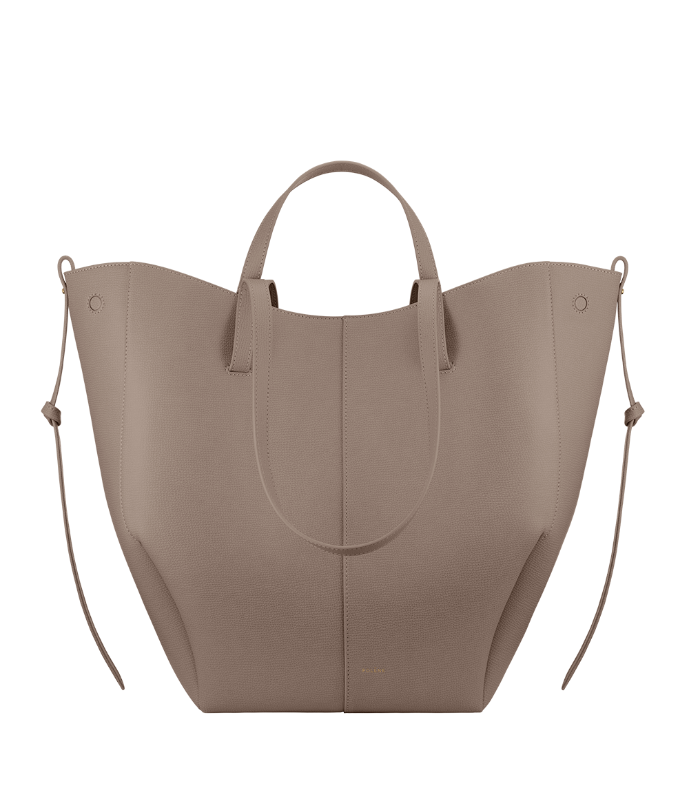 Polène | Sac - Cyme Tote - Taupe Grainé – Polène FR